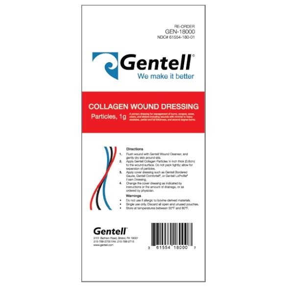 Collagen Wound Dressing Particles 1g, CASE OF 30 - Essential ...
