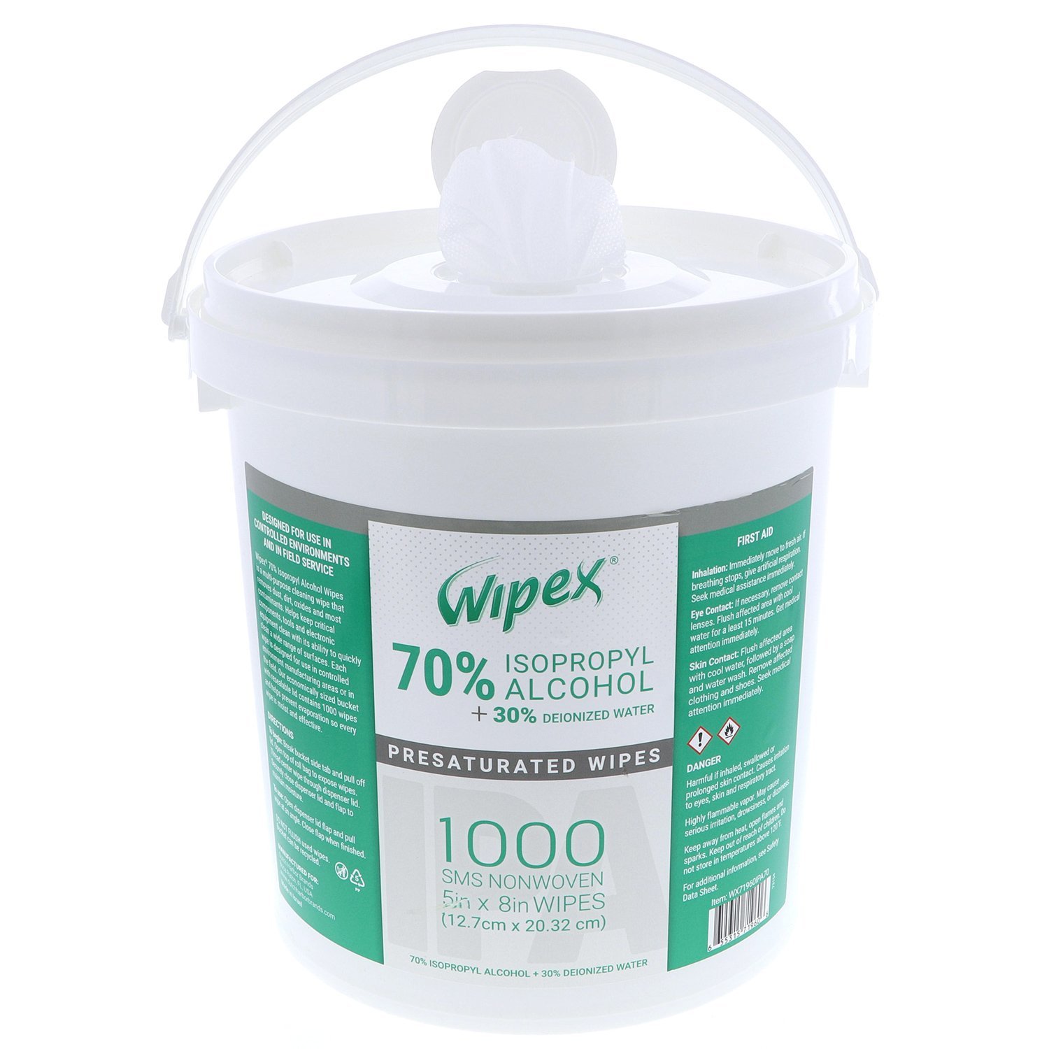 Wipex 70% Isopropyl Alcohol Wipes, CASE OF 2,000 WIPES - Essential ...